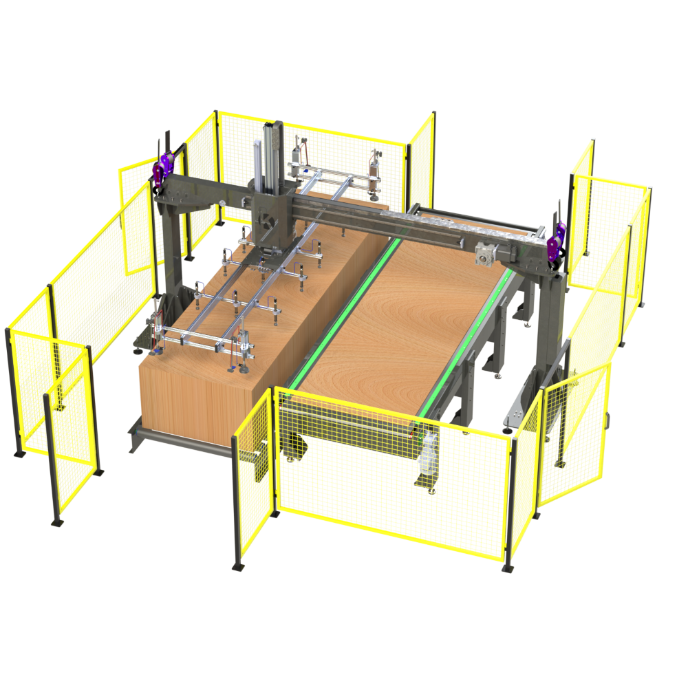 Automatic Loading And Unloading System Moon Machinery